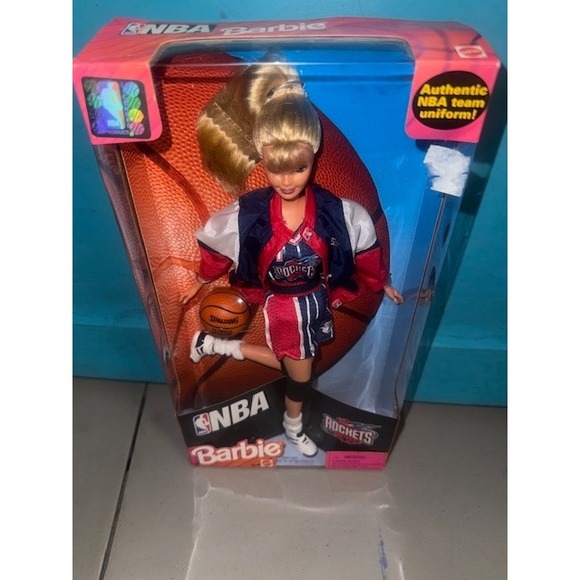 Barbie | Toys | Nba Barbie Doll Houston Rockets Authentic Team Uniform ...